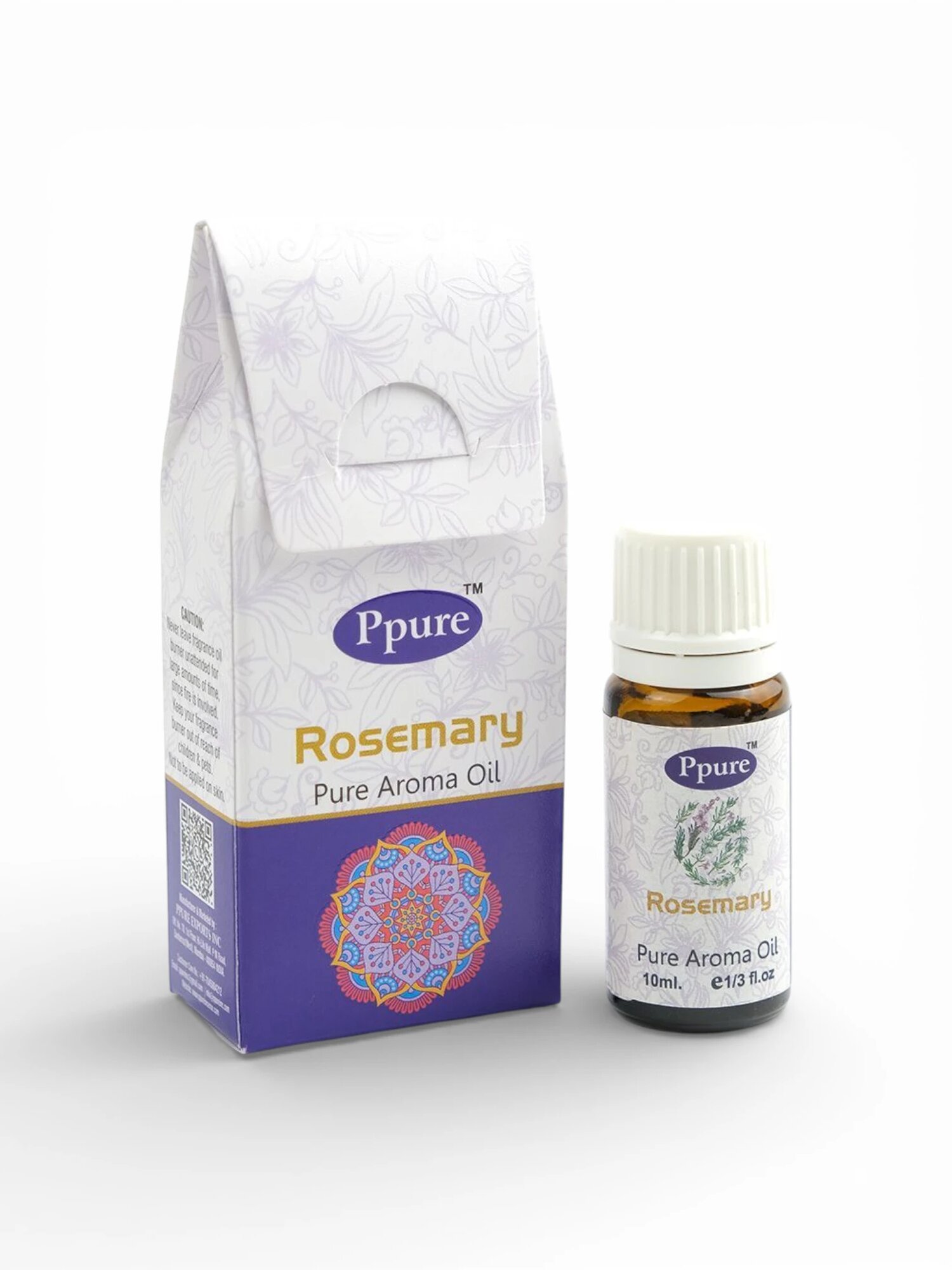 ROSEMARY Pure Aroma Oil, Ppure (розмарин чистое ароматическое масло, Ппьюр), 10 мл.