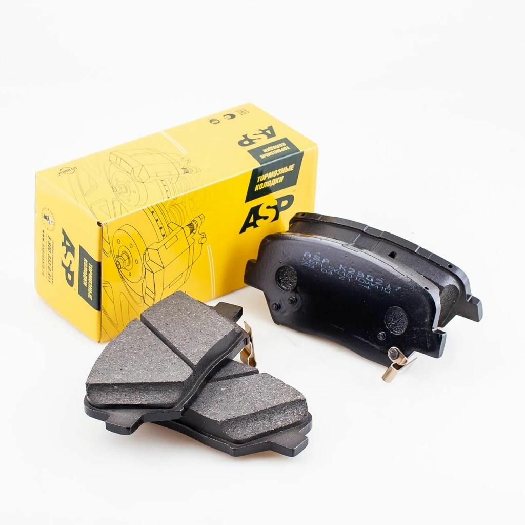 Колодки тормозные ASP K290217, передние, Opel Solaris