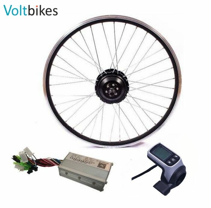 Мотор-колесо редукторное заднее 350Вт, 26", LCD дисплей, 36В/48В набор Green-DDK