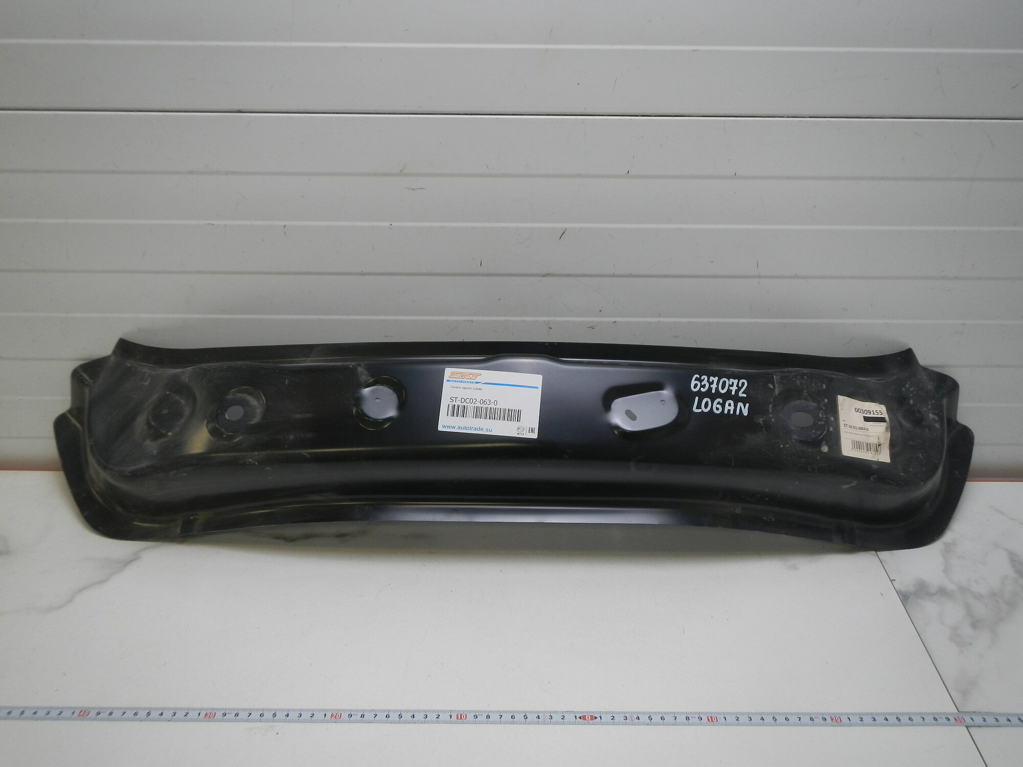 Б/У Панель задняя, Renault (Рено)-LOGAN (14-) RENAULT LOGAN (14-) sat Дубликат, новая, незначительная деформация. 637072 ...