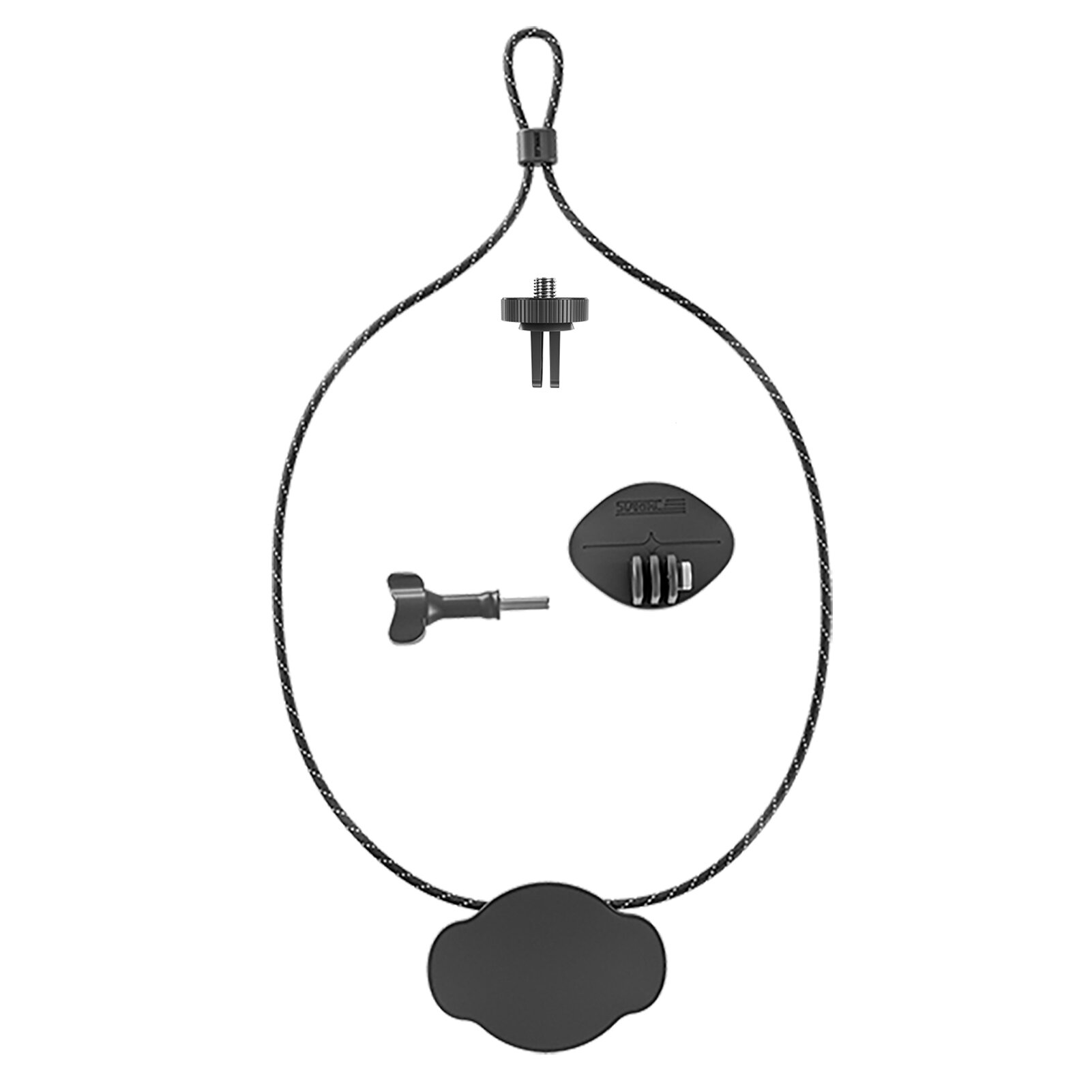 Магнитный шнурок для крепления на шею спортивной камеры STARTRC, регулируемый шейный ремешок, быстросъемный сменный держатель для GoPro Hero 12/11/10, DJI OSMO Action 4, Insta360 X4/X3/ Ace Pro