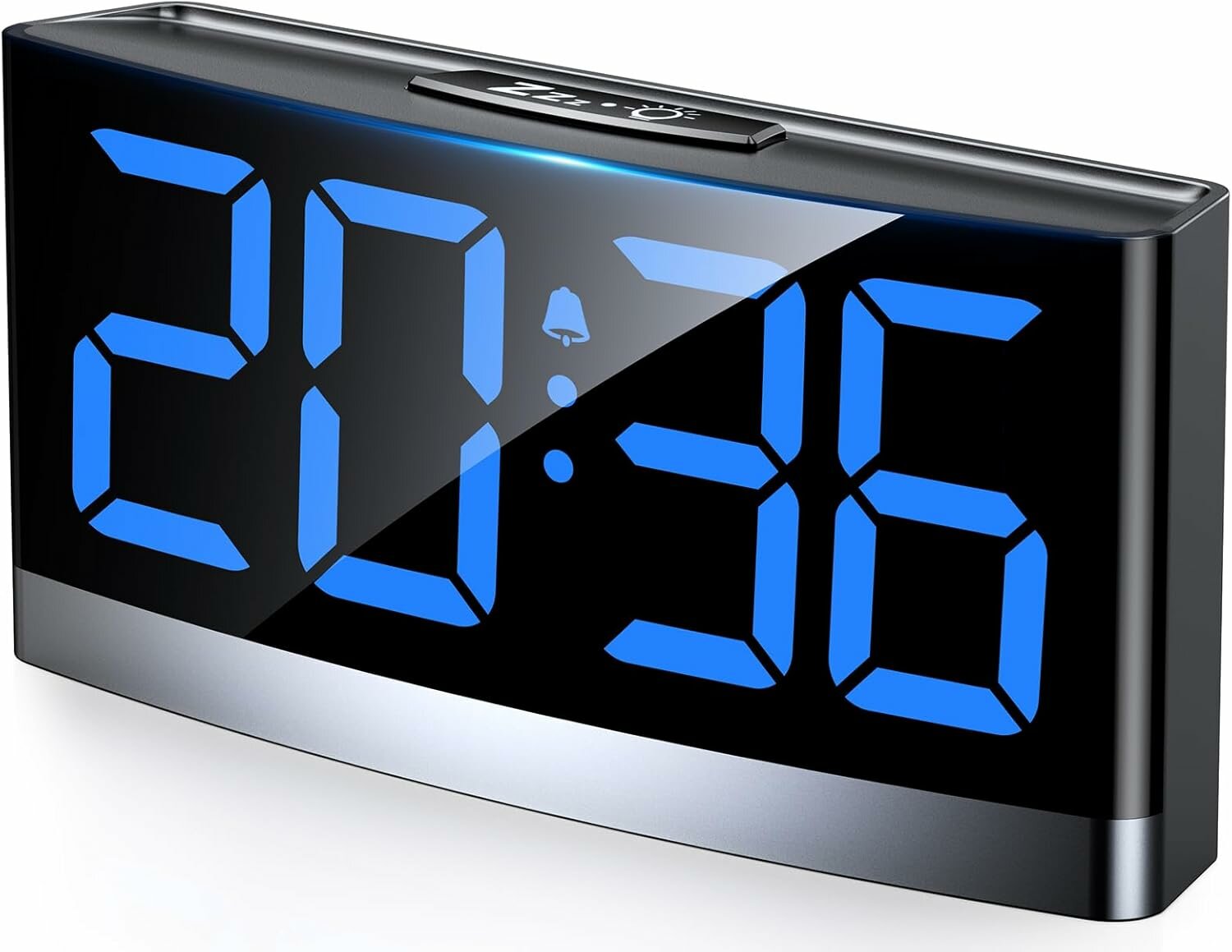 Электронные настольные часы Rolgno с будильником и регулировкой яркости