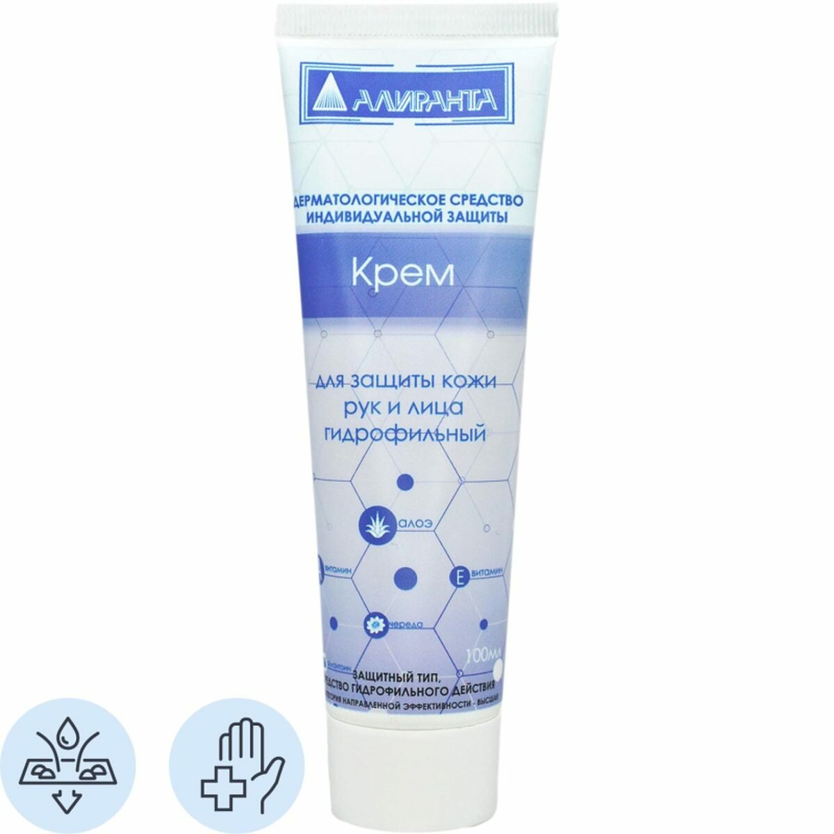Крем защитный Алиранта гидрофильный, 100мл (10008), 54шт.