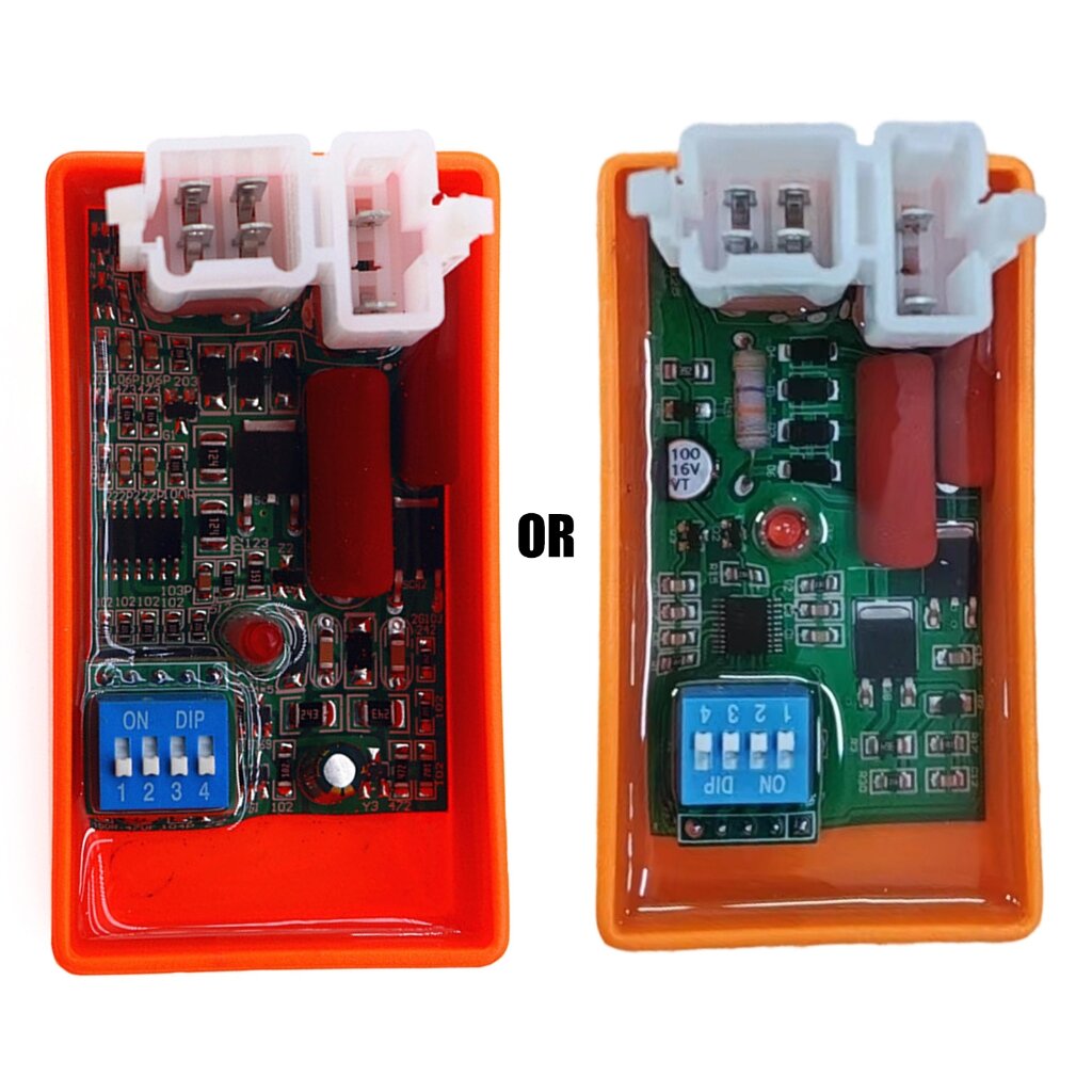 6-контактный CDI-блок с двойным выходом для 4-х квадроциклов Attack Dirt Bikes Karting 110CC 300CC