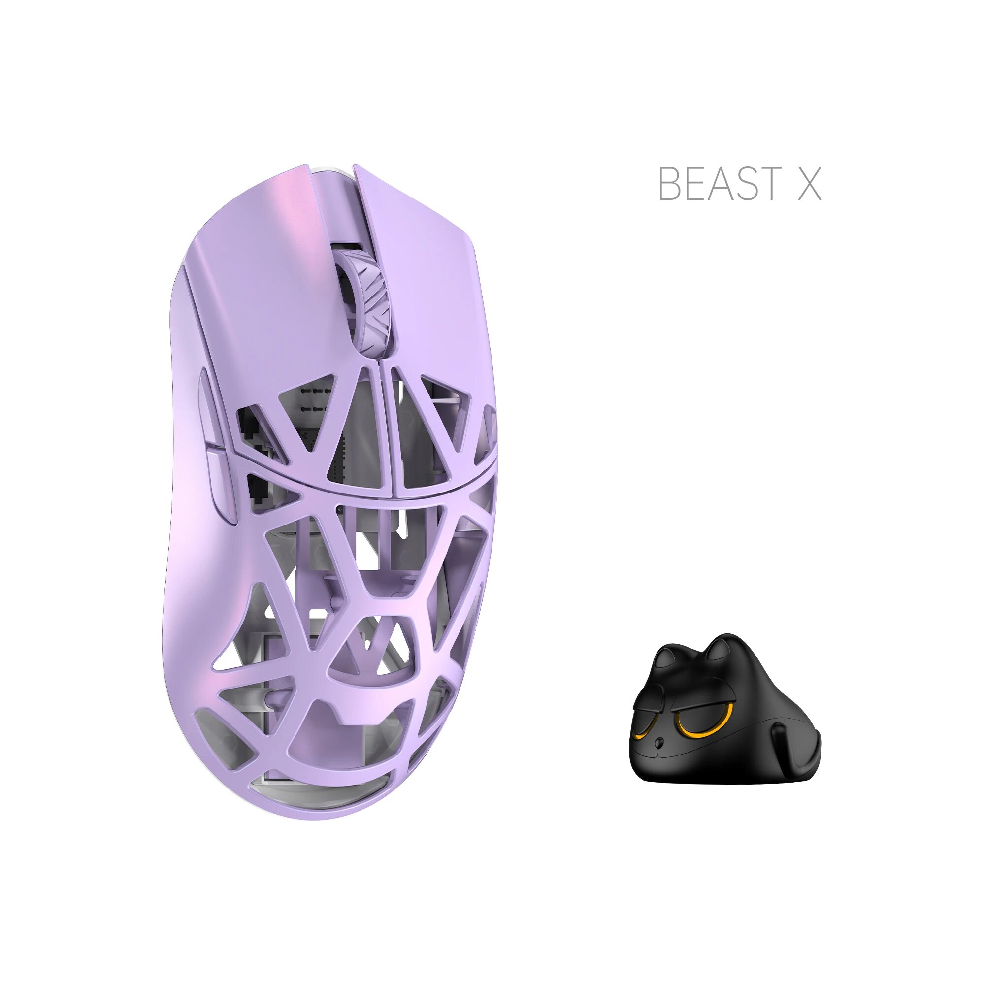 WLMOUSE Beast X Pro 39g беспроводная игровая мышь Lilac(Solid Sides)