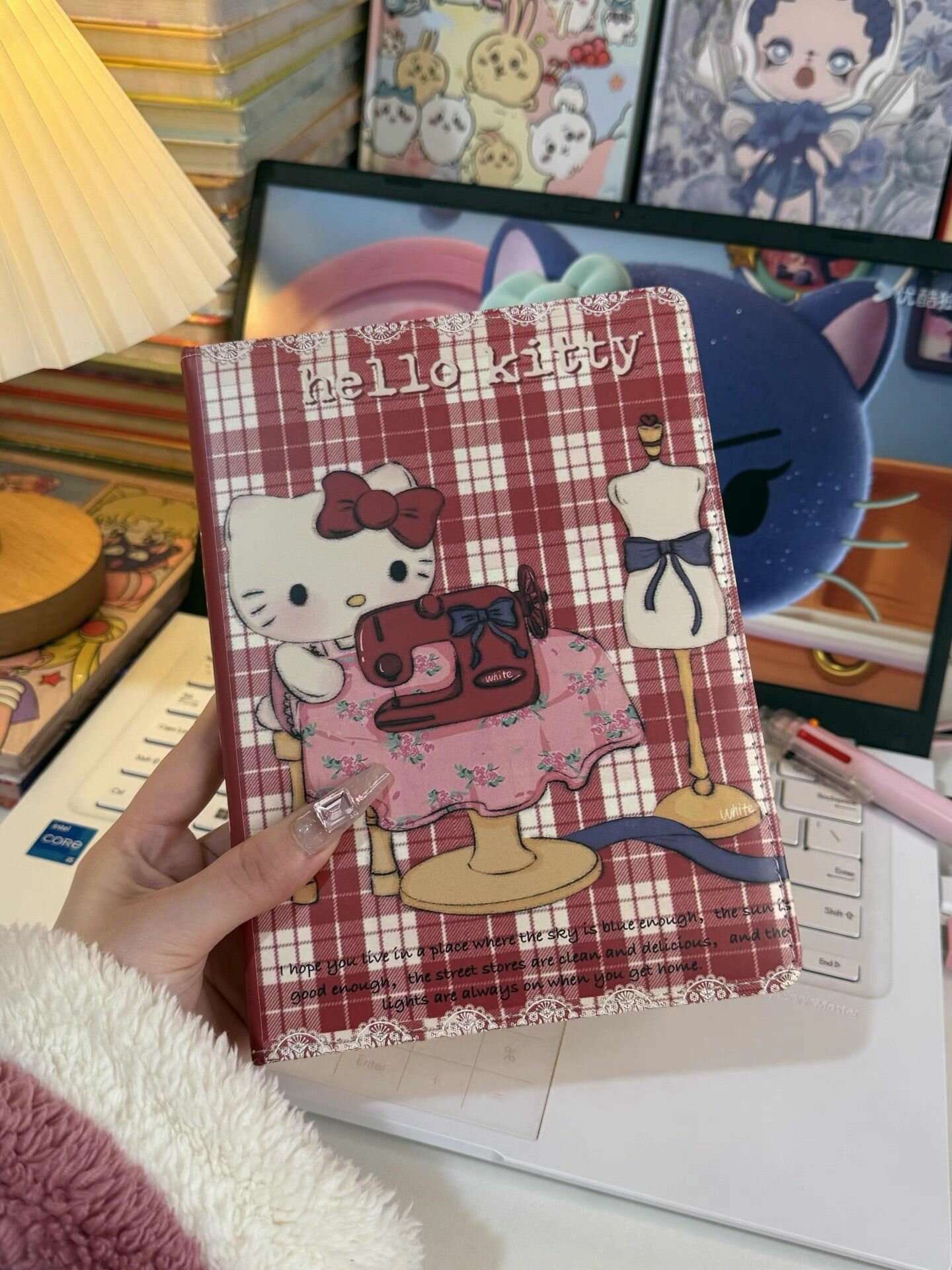 Тетрадь для записей А5 Красочный блокнот в стиле кавай с Китти и Крейон Шин-чан для девочек