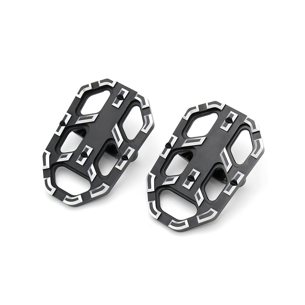 Пеедали для мотоцикла передние широкие из чугунного сплава Foot Pegs замена для HONDA NC750 NC750X NC750S 2014-2020, HONDA CB500X 2015 2016, материал CNC алюминий, цвет черный серый, размер упаковки 12*8*3см, вес упаковки 200г, комплект 1 пара передних