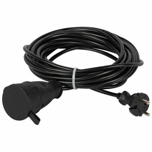 Удлинитель-шнур 1х10м без заземл. ПВС 2х0.75 GREEN LINE BUH-6-10m Эра Б0065112