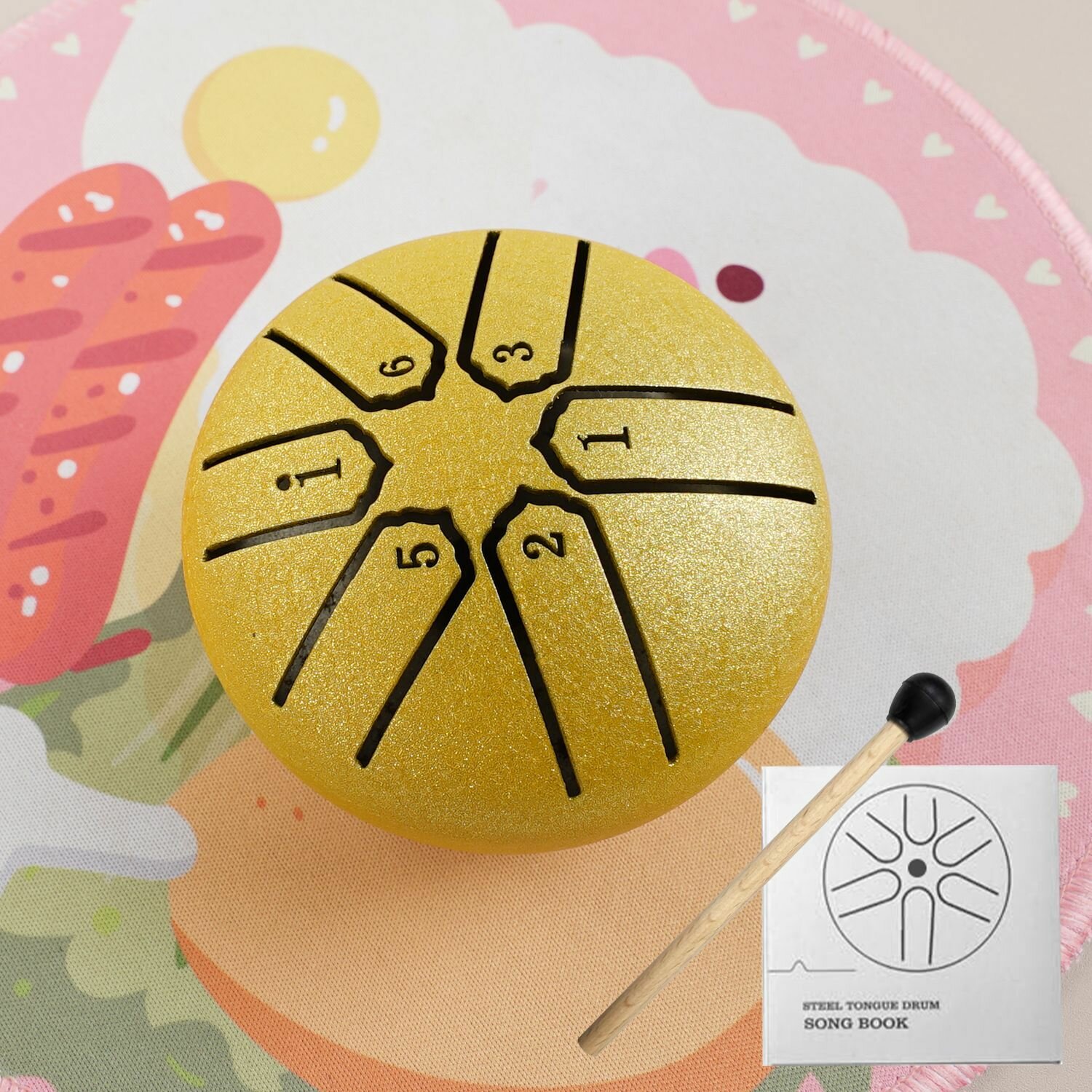 Эфирный барабан 6-тональный 8-тональный 11-тональный 13-тональный профессиональный ударный инструмент для начинающих, детский беззаботный стальной язычковый барабан