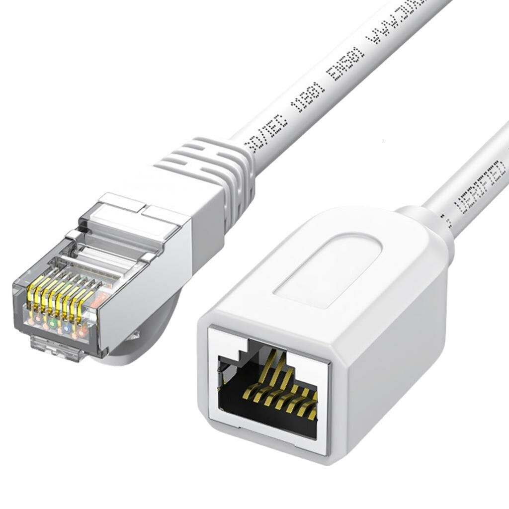 Кабель Ethernet RJ45, Белый - 5m