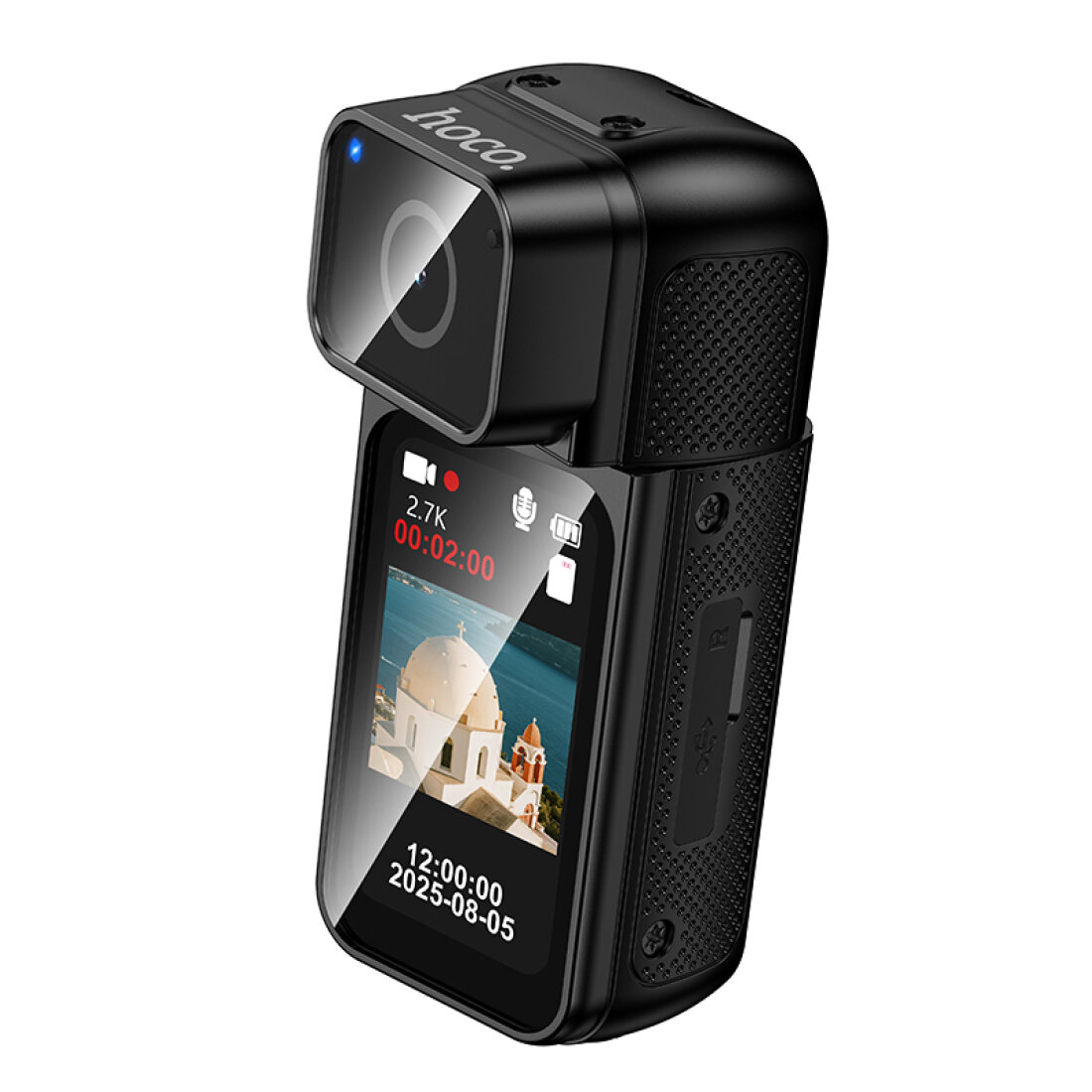 Спортивная камера DV105, НOCO, вес 35,6 г, емкость аккумулятора: 350 мАч, черный