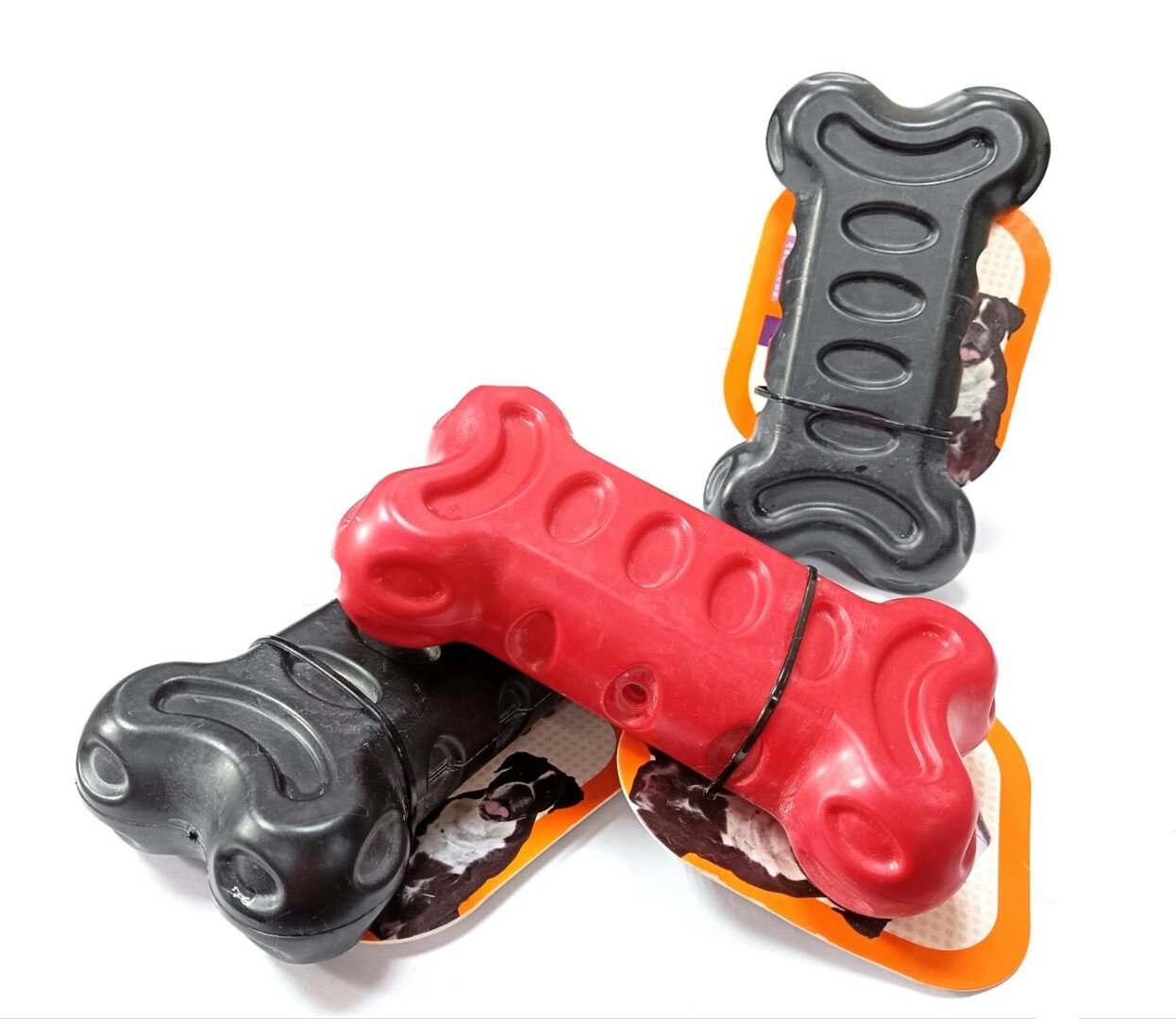 ZOLUX, Игрушка из термопластичной резины "Кость", серия Бабл, чёрная, 19 см, 479056NOI