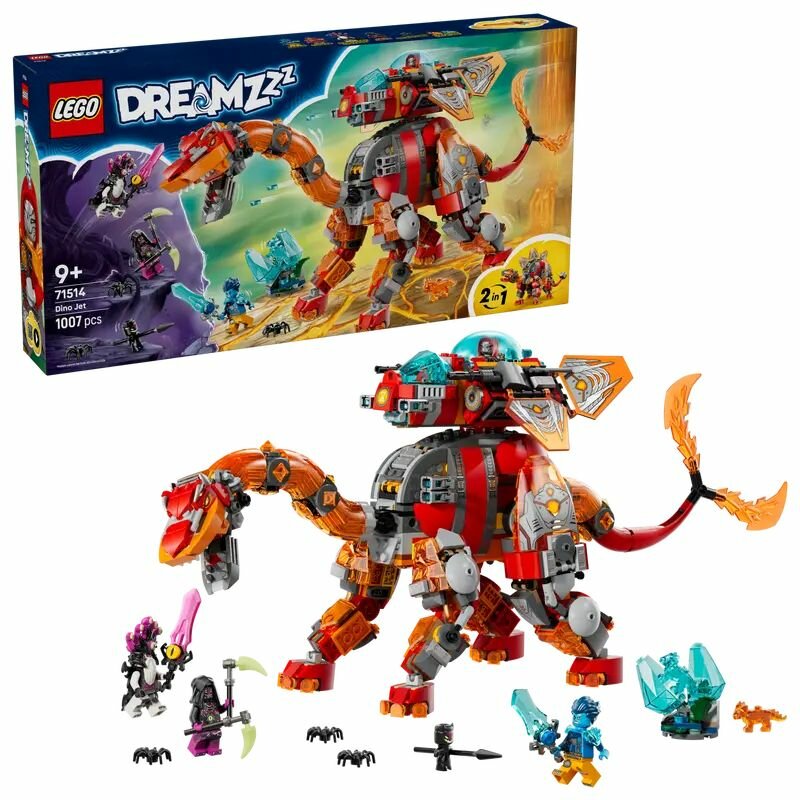 Конструктор LEGO DREAMZzz - Космический корабль динозавров, 1007 эл. - Лего Дримззз 71514
