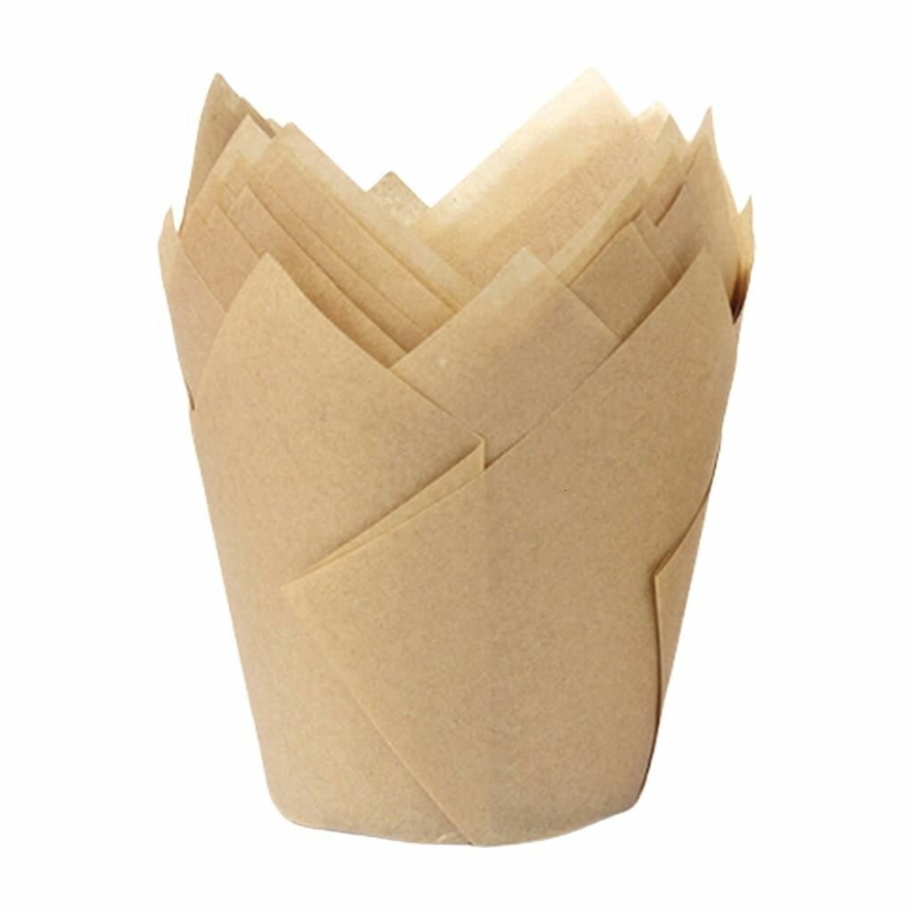 50 шт. Формы для кексов "Тюльпаны", Цвет