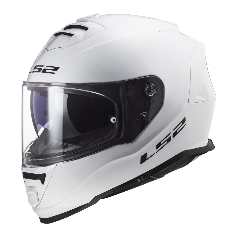 Мотошлем интеграл LS2 FF800 STORM II SOLID (белый, XXL)