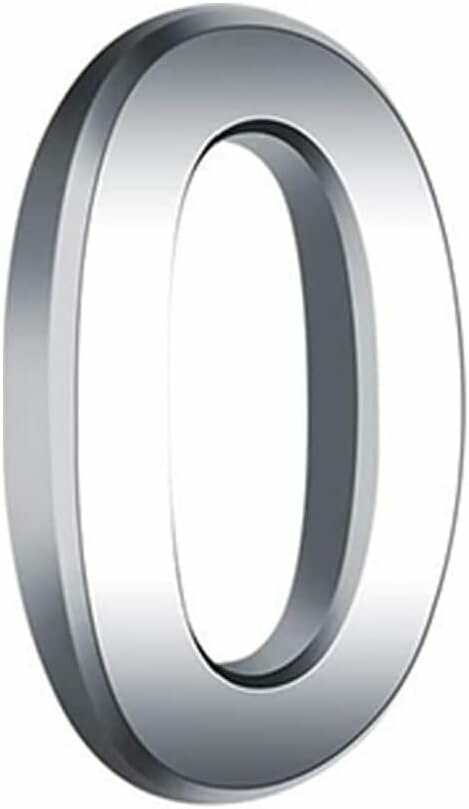 0 Самоклеящийся цифровой номер двери 7cm