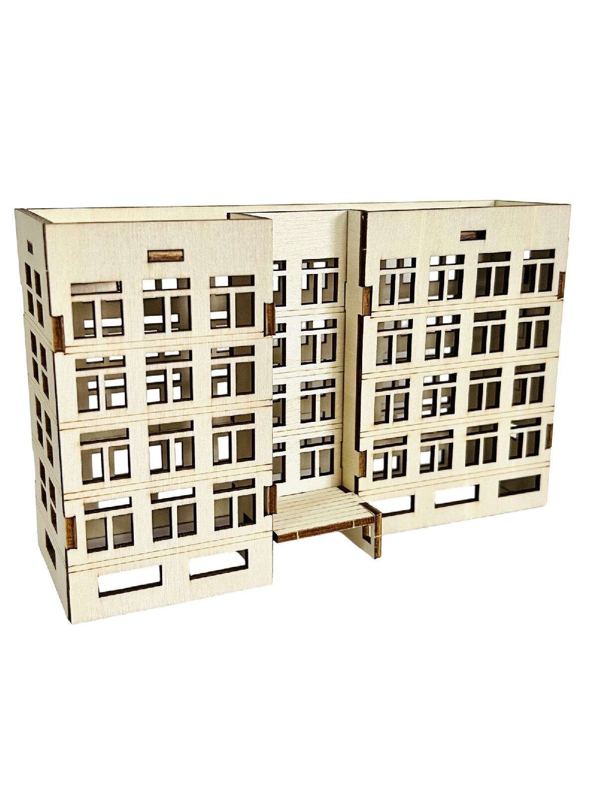 Модель Сборки Деревянного Здания DIY Sand Table Scene Outland Model