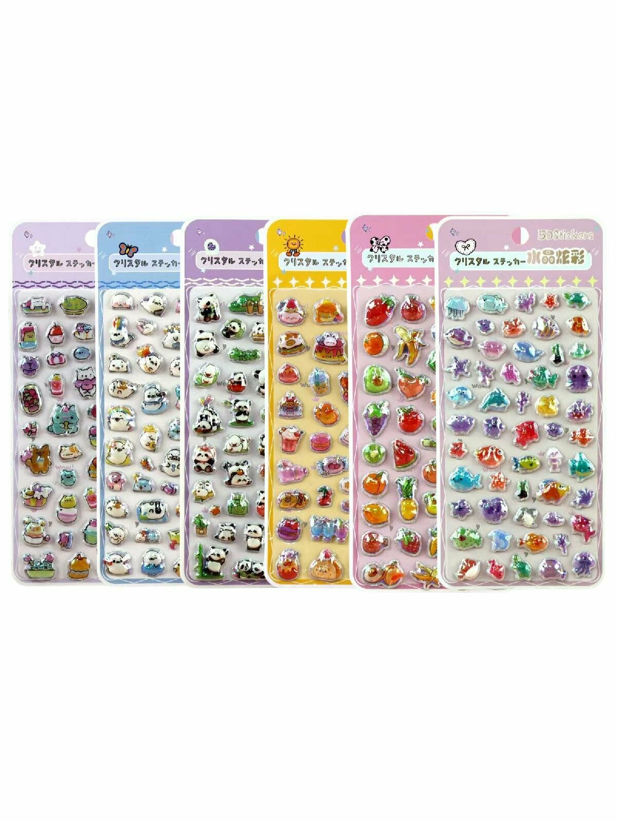 3D-листы с пухлыми наклейками, декоративная наклейка, милая маленькая наклейка для детей и взрослых