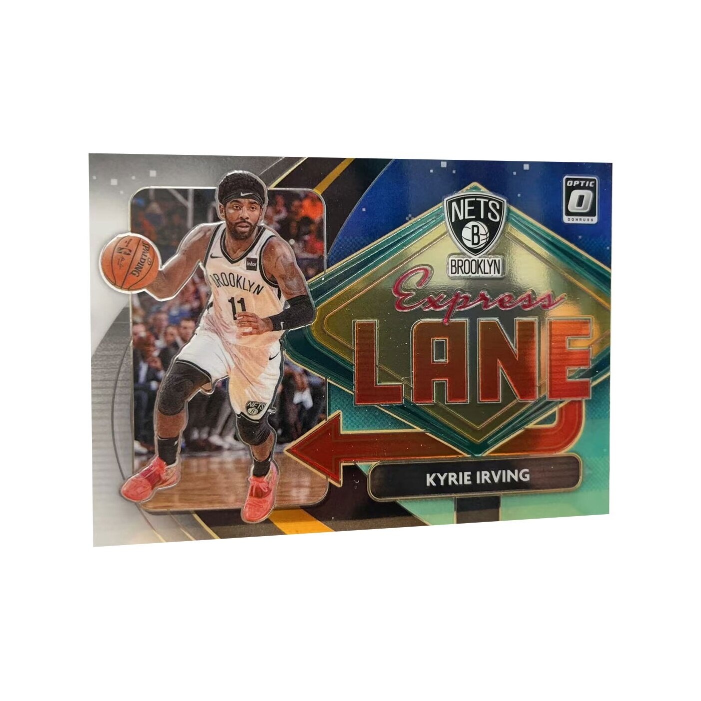 Panini 2020 21 Баскетбол NBA 2020 21 Нетс Kyrie Ирвинг The Овца Дюрекс Классический Горизонтальный Close Вверх
