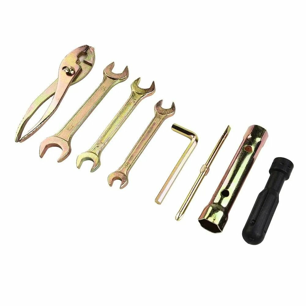 OZ-UNSE 7 шт./компл. универсальный набор инструментов для мотоцикла, инструменты для ремонта мотоцикла, аксессуары для Honda, Kawasaki, Suzuki, оборудование и запчасти