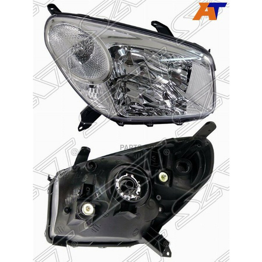 Фара Toyota RAV4 (CA20) 03-05 (Справа/ Галоген/ Ручная регулировка) от официального дистрибьютора, SAT, артикул ST21211F6R