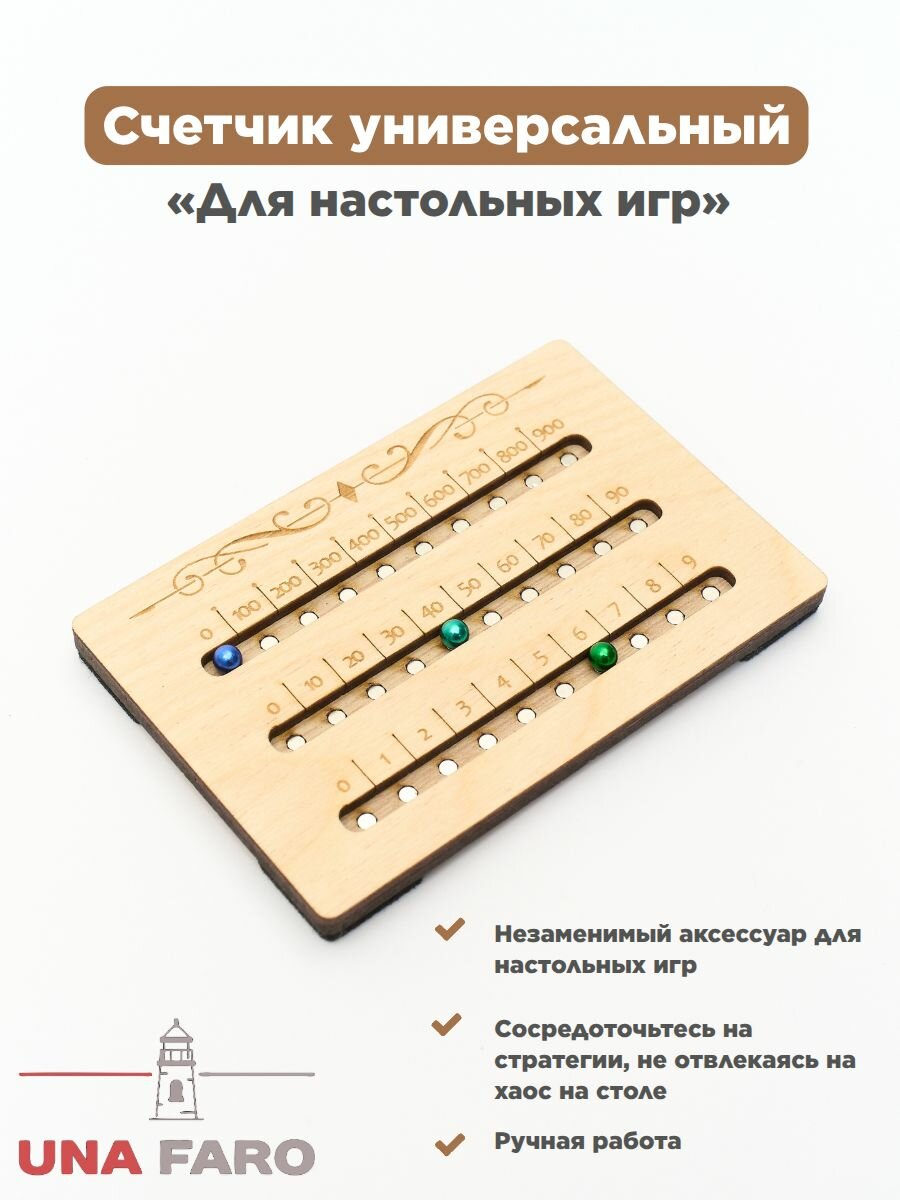 Счетчик универсальный: Для настольных игр