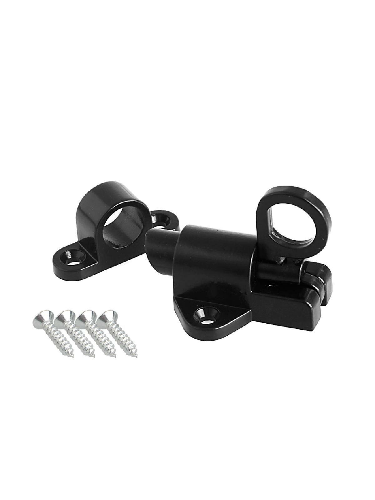 Самозакрывающаяся автоматическая защелка из алюминиевого сплава-черный