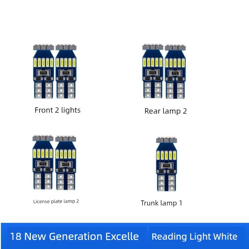 Подходит для Buick Excelle, Encore GT XT, Encore, LaCrosse, Regal: модифицированные светодиодные лампы для чтения,