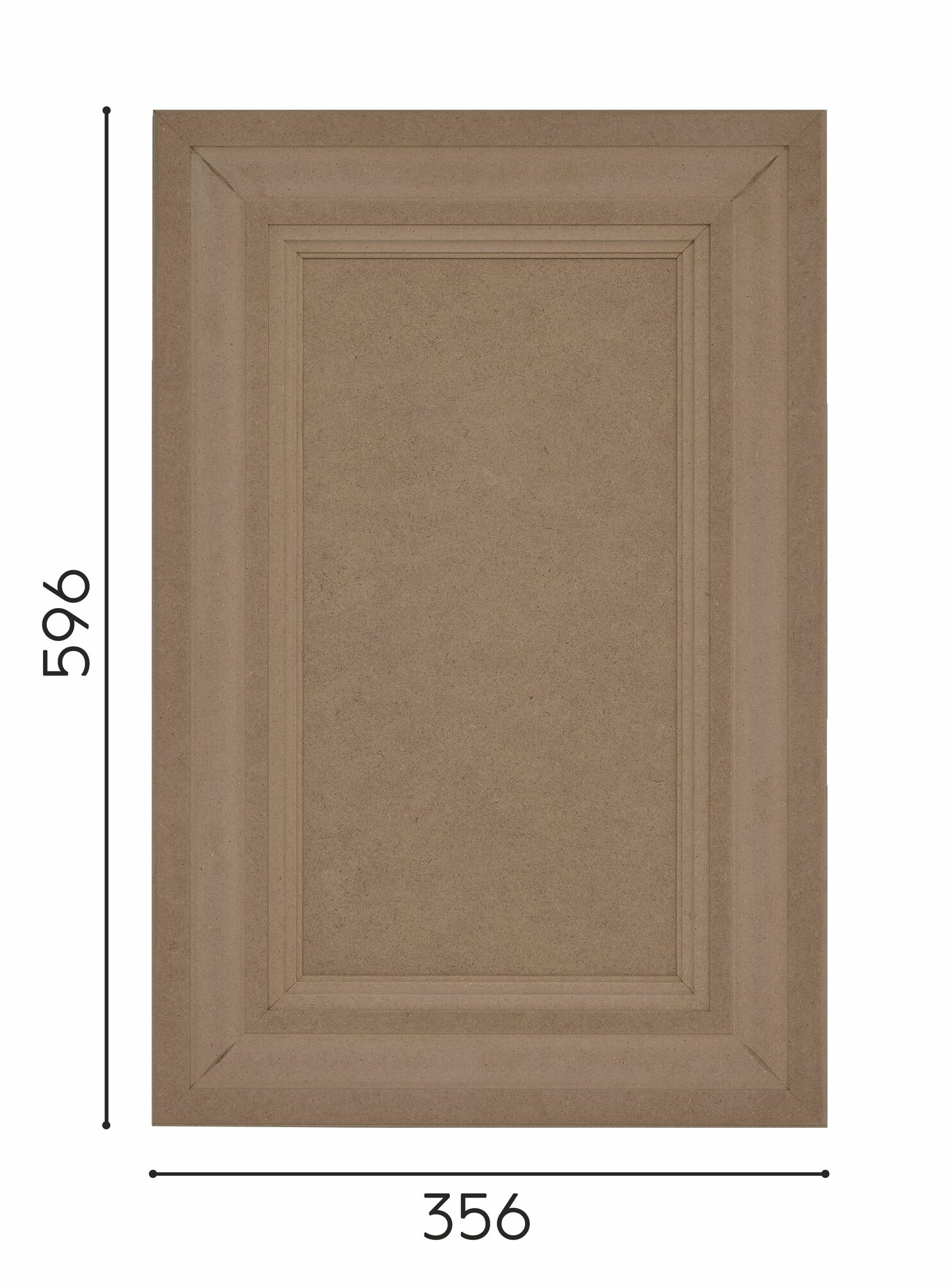 Фасад мебельный МДФ под покраску глухой