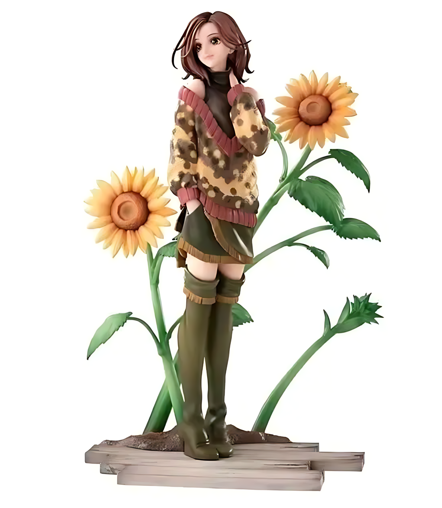 Фигурка аниме Komatsu Nana, статичная, пластик, 23 см, красная, золотая