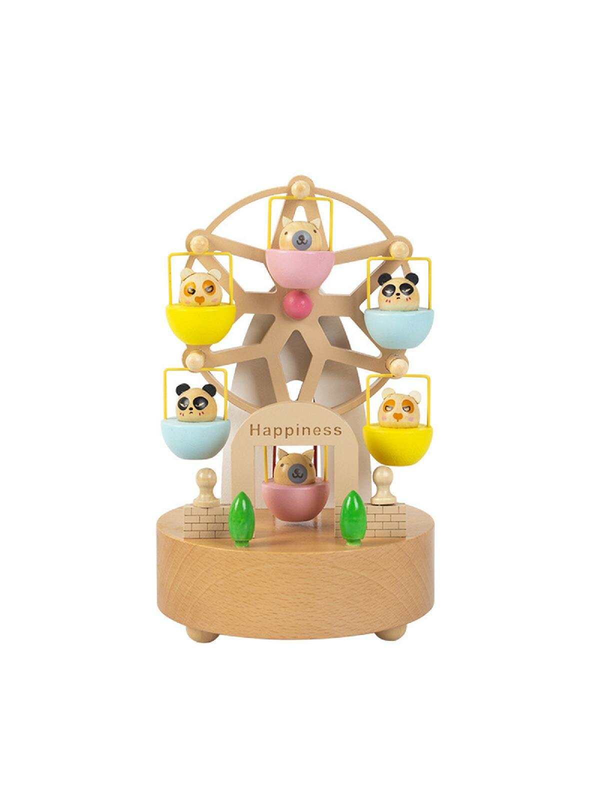 Колесо обозрения заводная вращающаяся музыкальная шкатулка