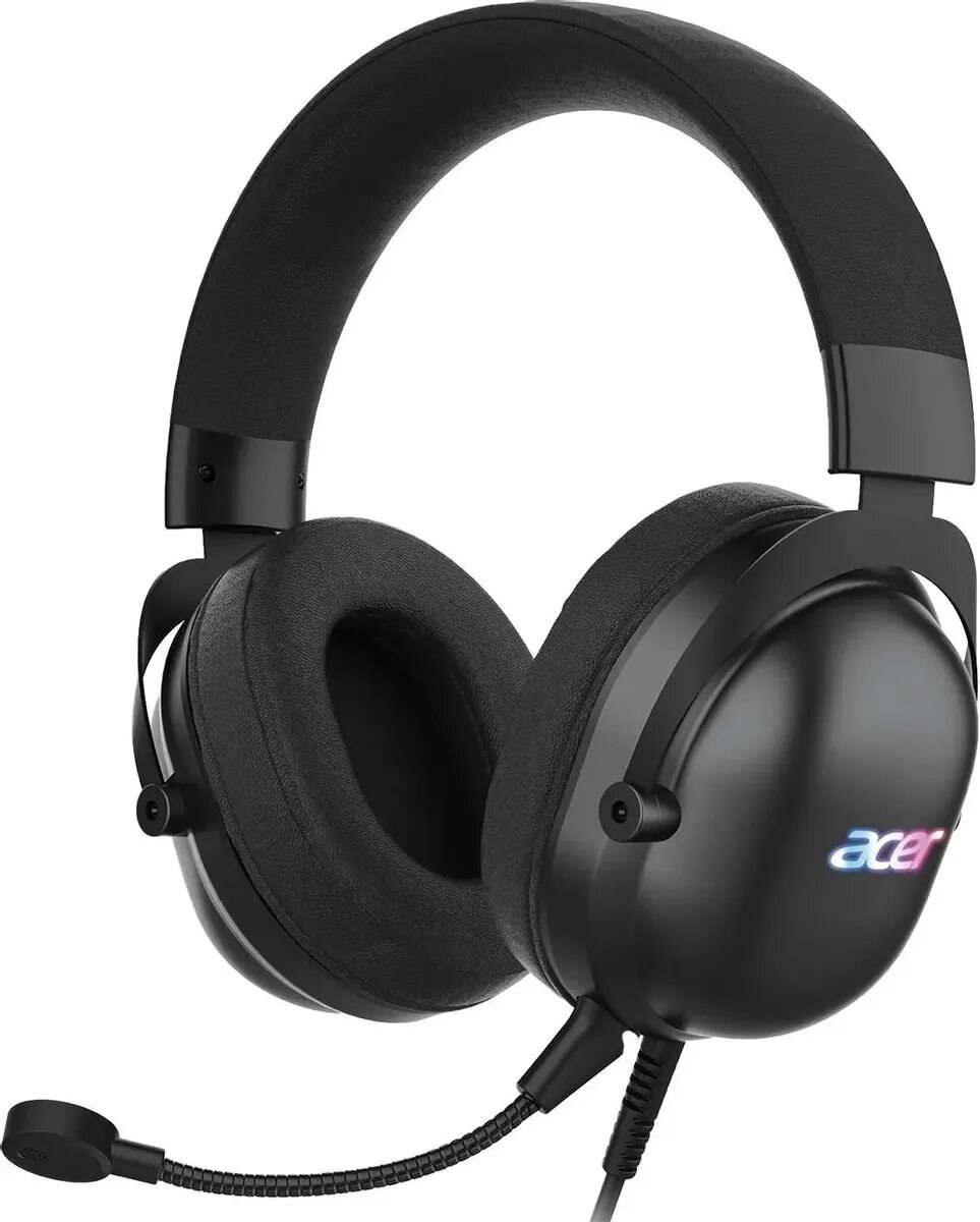 Гарнитура накладные Acer AHW122 проводные черный (ZL. HDSCC.01U)