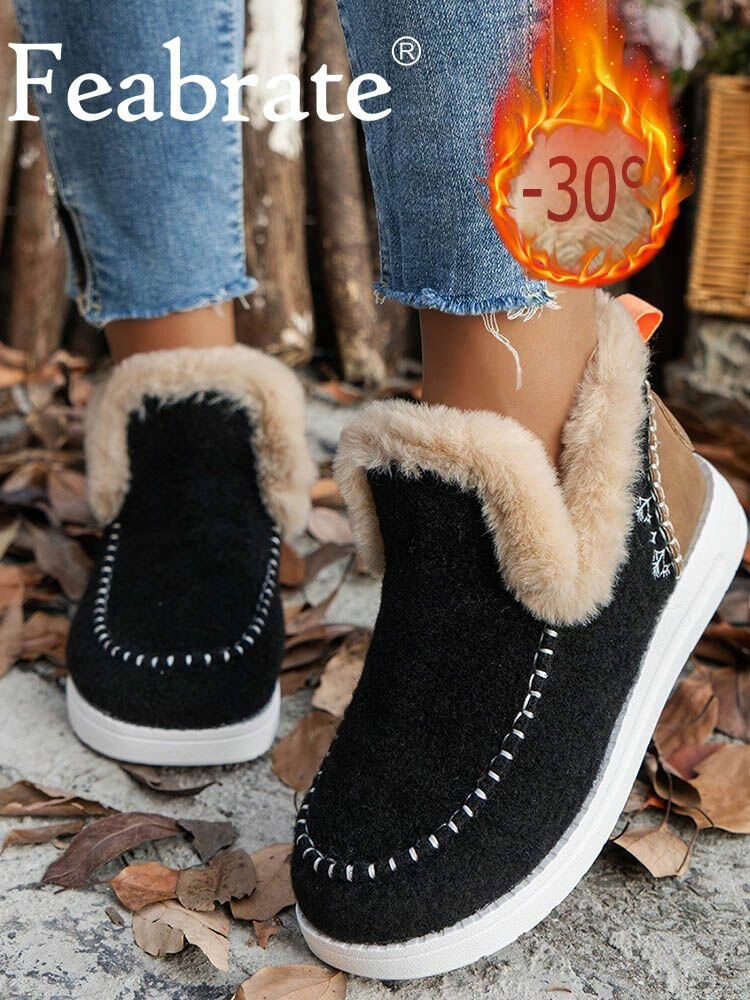 Сноубутсы Feabrate ботинки женские зимние