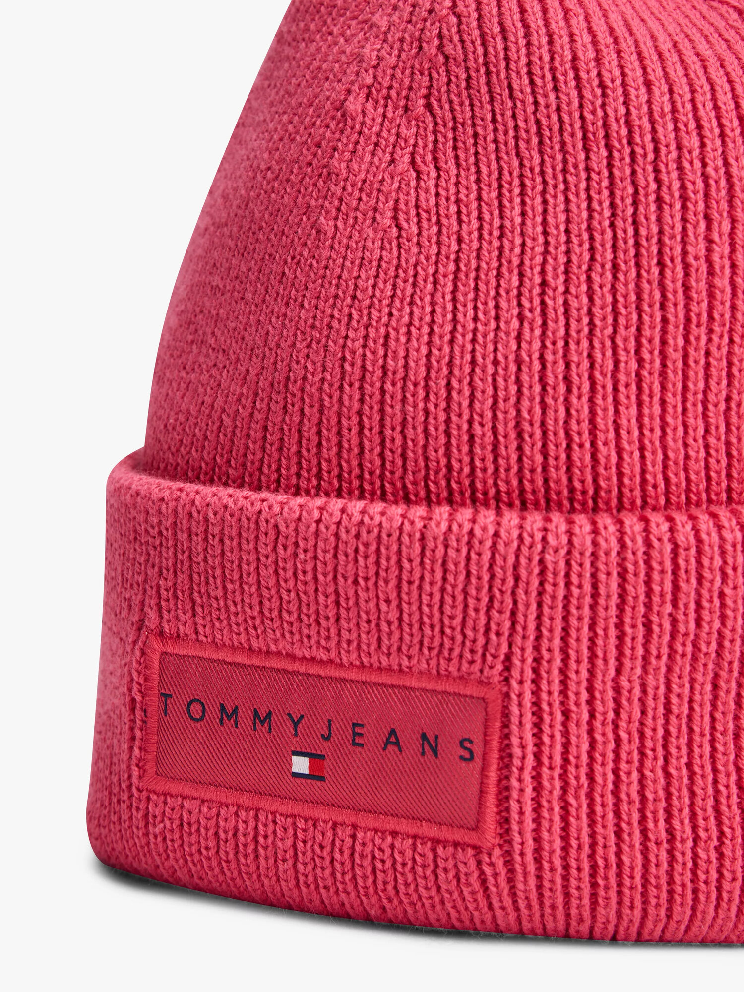 Шапка-бини TOMMY HILFIGER для женщин, размер OS, красный — фото 1