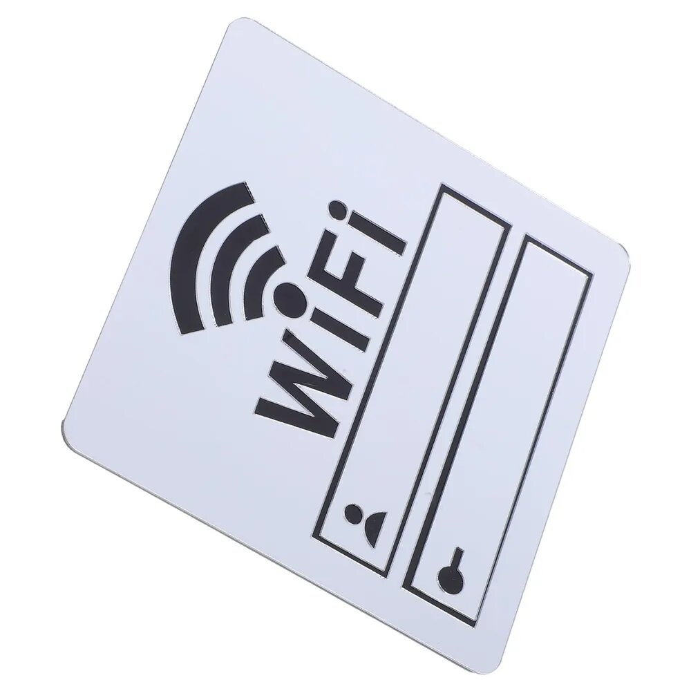 Знак Пароля WiFi, Зеркальный Стикер, Для Декора Офиса И Дома