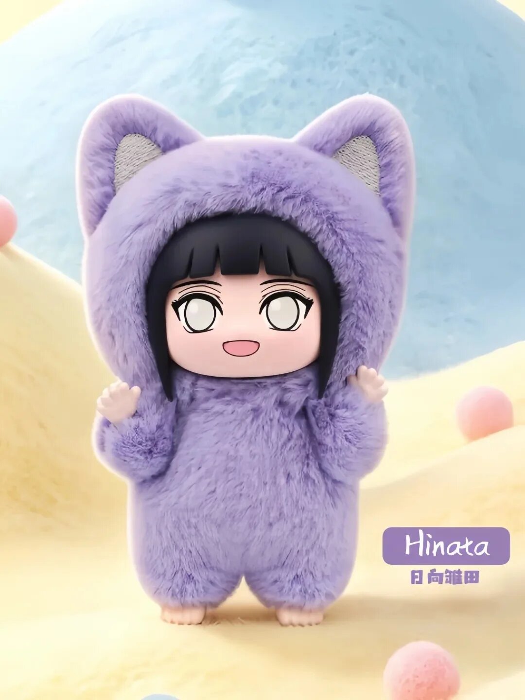 Фигурки-сюрпризы TOPTOY Eaki Naruto V3 Kitten Land Neji Hyuga Gaara Hinata