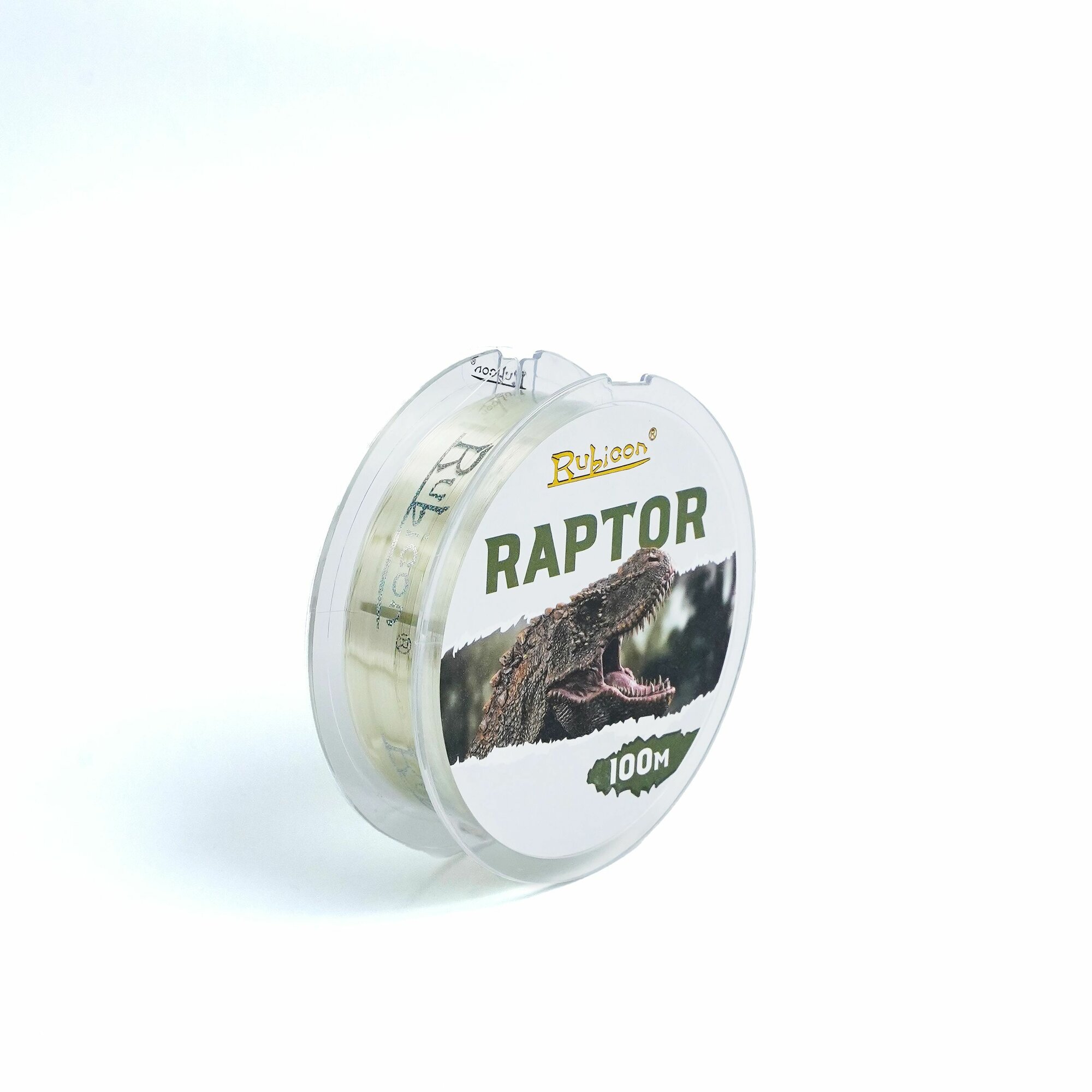 Монофильная леска для рыбалки RUBICON Raptor 100 м 0,14 мм (green)