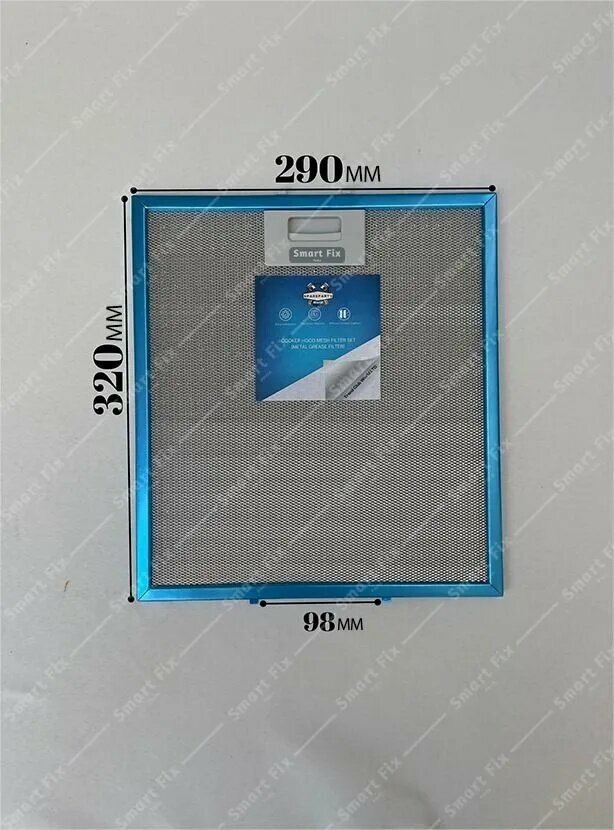 1 шт. 290x320мм, Teka DE 70, Stella CWX108.900 Масляный фильтр, совместимый с вытяжкой капота 40472718 29x32см