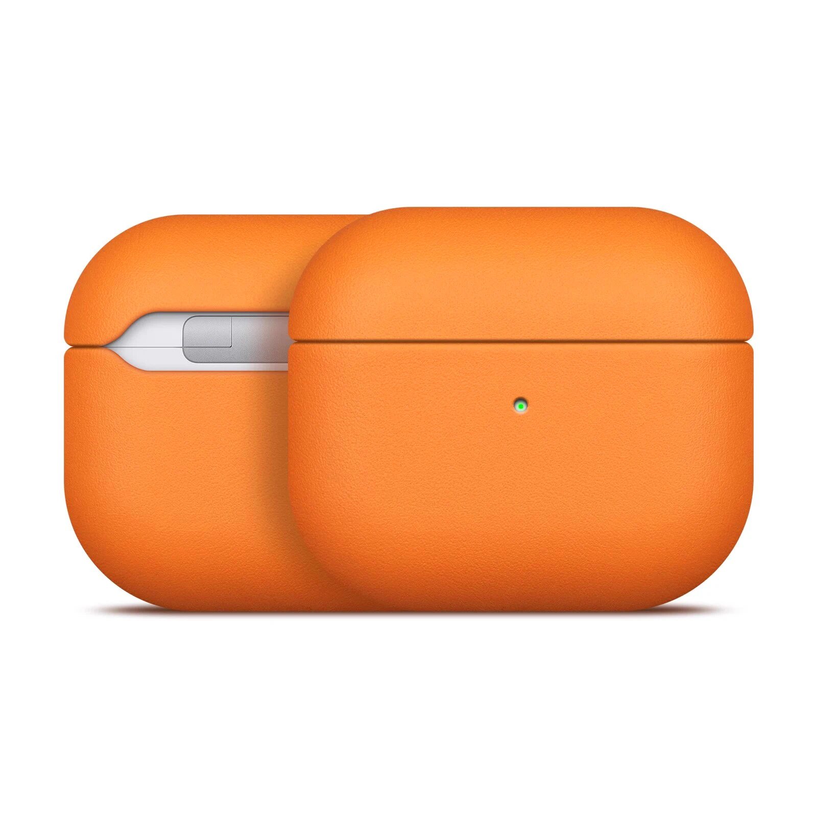 Кожаный чехол для AirPods Pro 2/AirPods 4/3 For AirPods Pro2 , Orange 9251