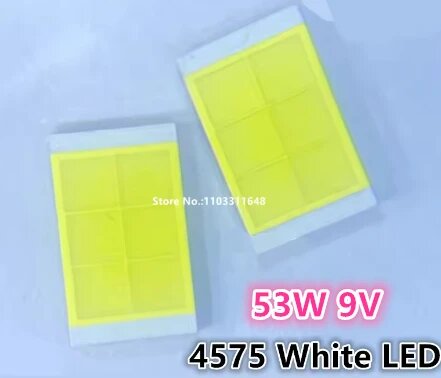 Светодиоды SMD 4575, высокомощные, 6-ядерные, 75mil, для автомобильных фар