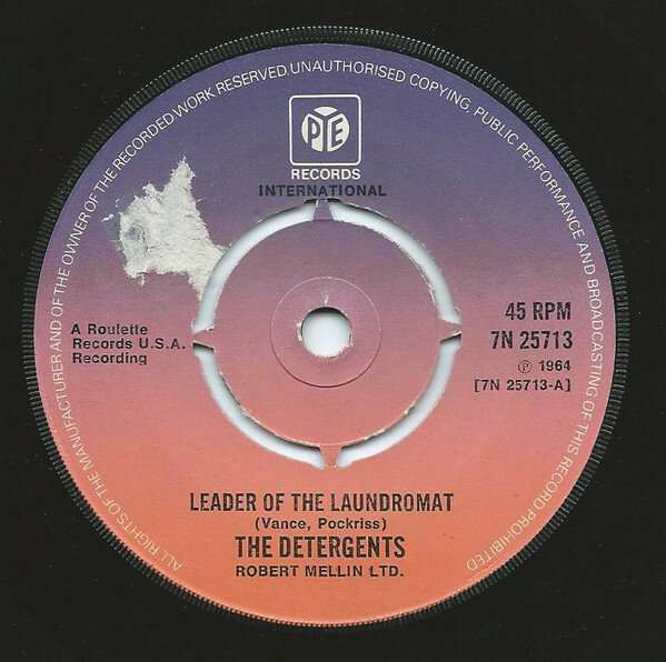 Пластинка The Detergents "Leader Of The Laundromat" 7" (Single/UK/1976) VG/VG