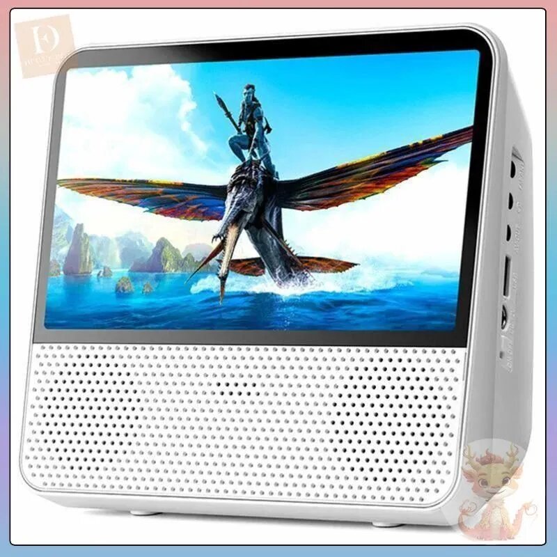 DVD-плеер портативный с экраном 1024x576, белый, с поддержкой DLNA, USB Type-A