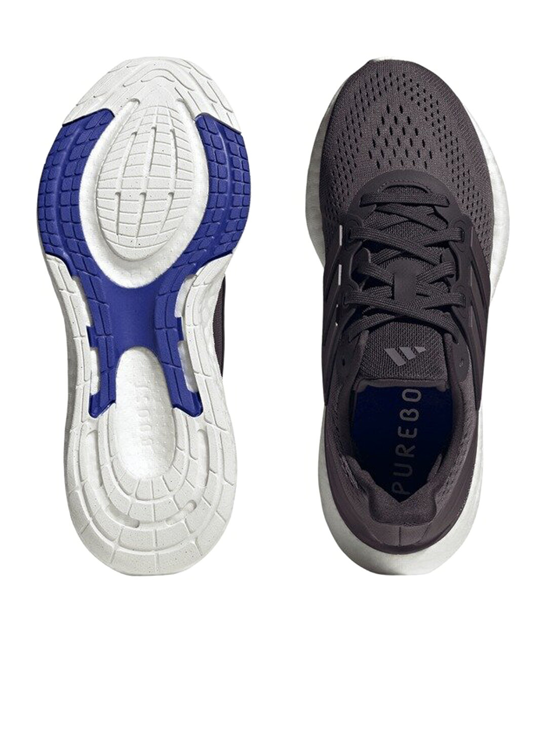 Кроссовки adidas Pureboost 23, размер 4,5 UK, черный/фиолетовый — фото 1