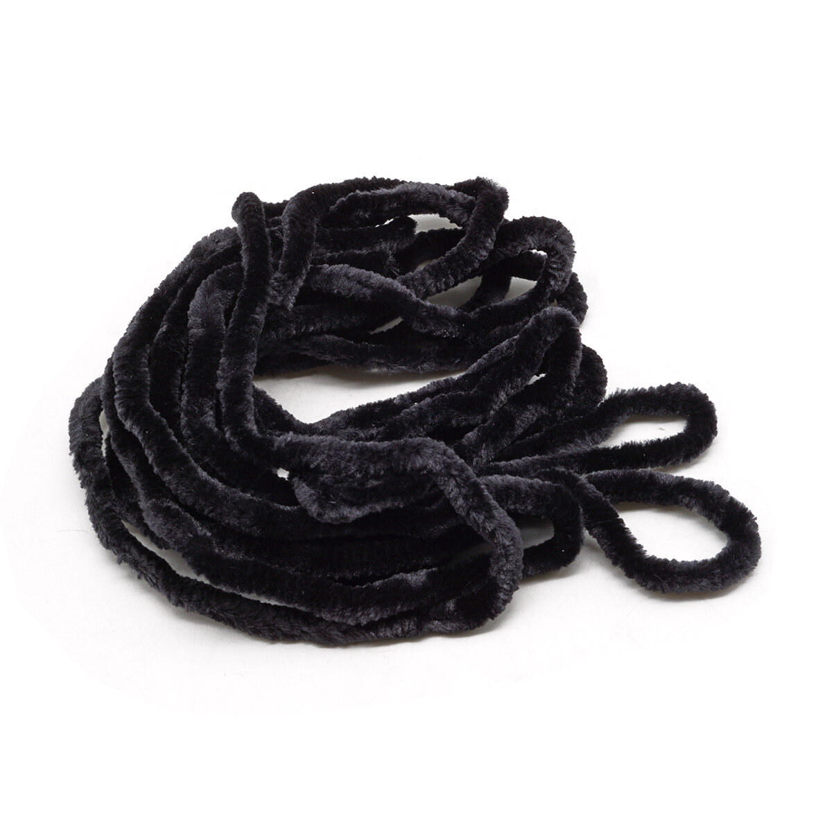 Синель для брошей Astra&Craft, микрополиэстер, 5мм*3м, цвет черный