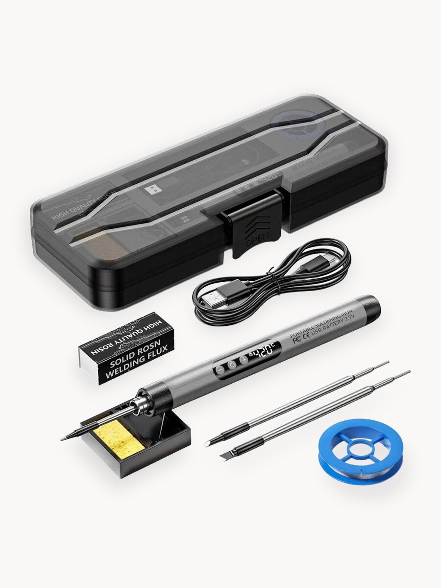 USB-аккумуляторный беспроводной паяльник/набор из 7 шт.