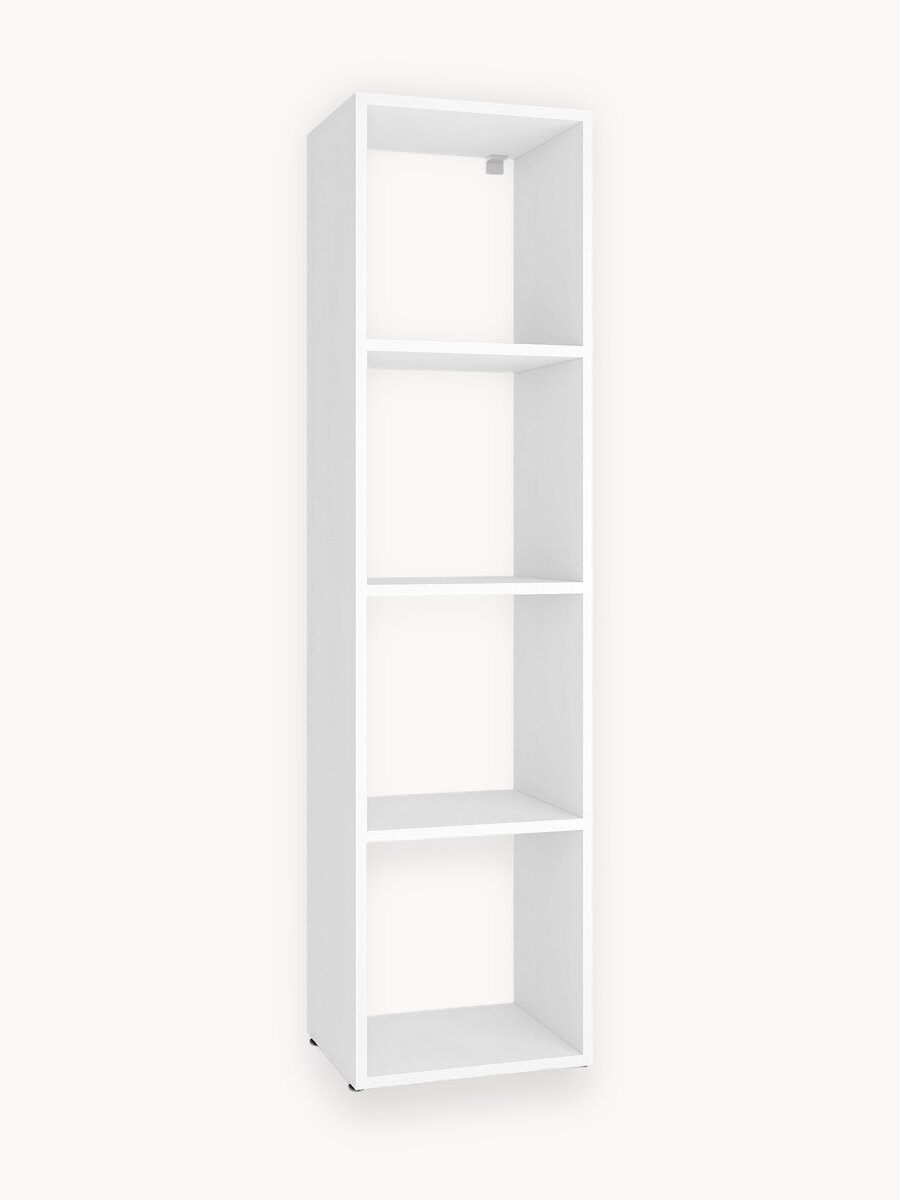 Стеллаж деревянный, напольный для игрушек и книг, Карло 3. Б, (ШхВхГ) 35,2х136х28 см