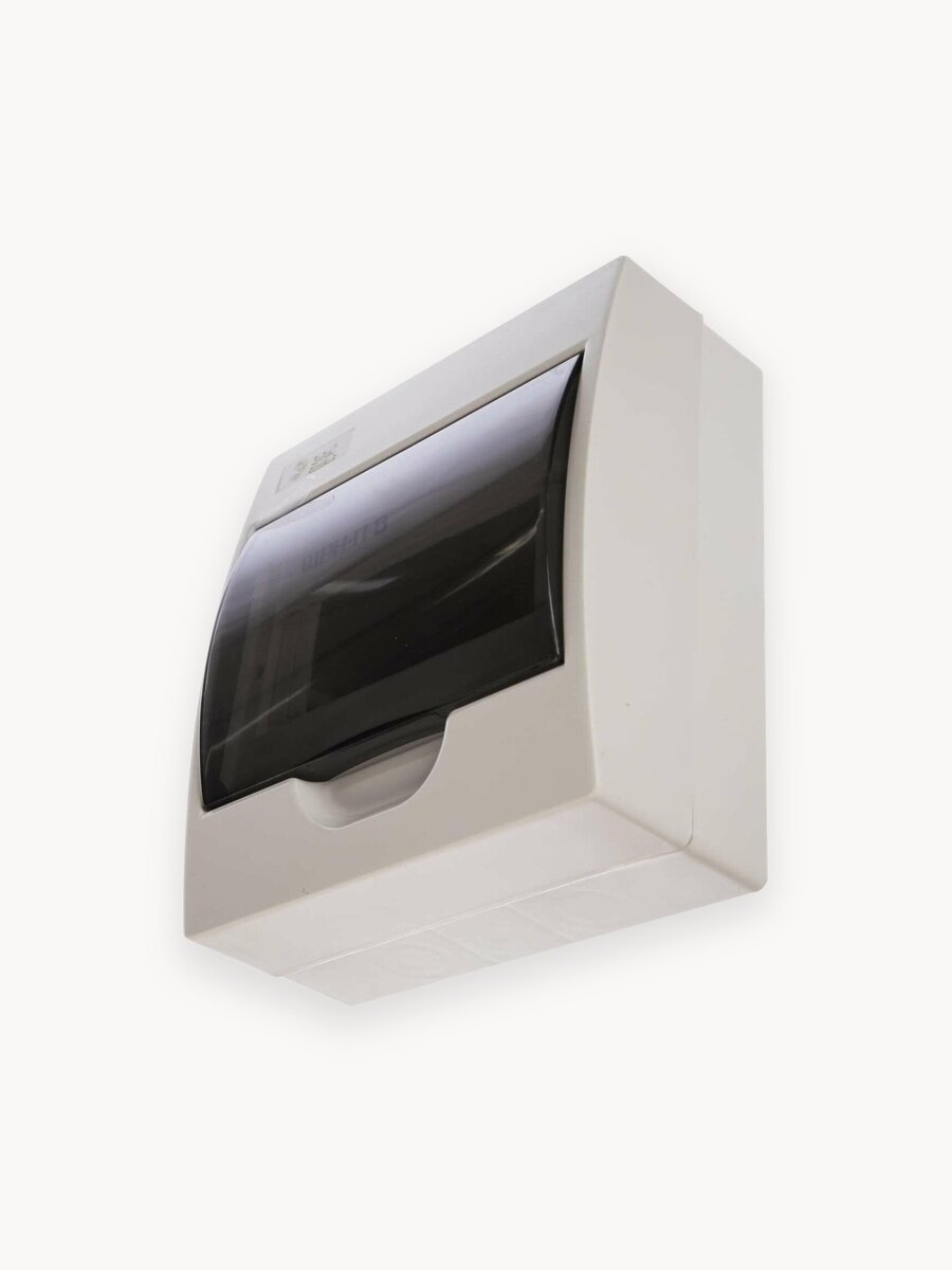 Щит распределительный навесной ЭРА ЩРН-П-08 SIMPLE пластиковый с дверцей IP41, 199х185х95 мм