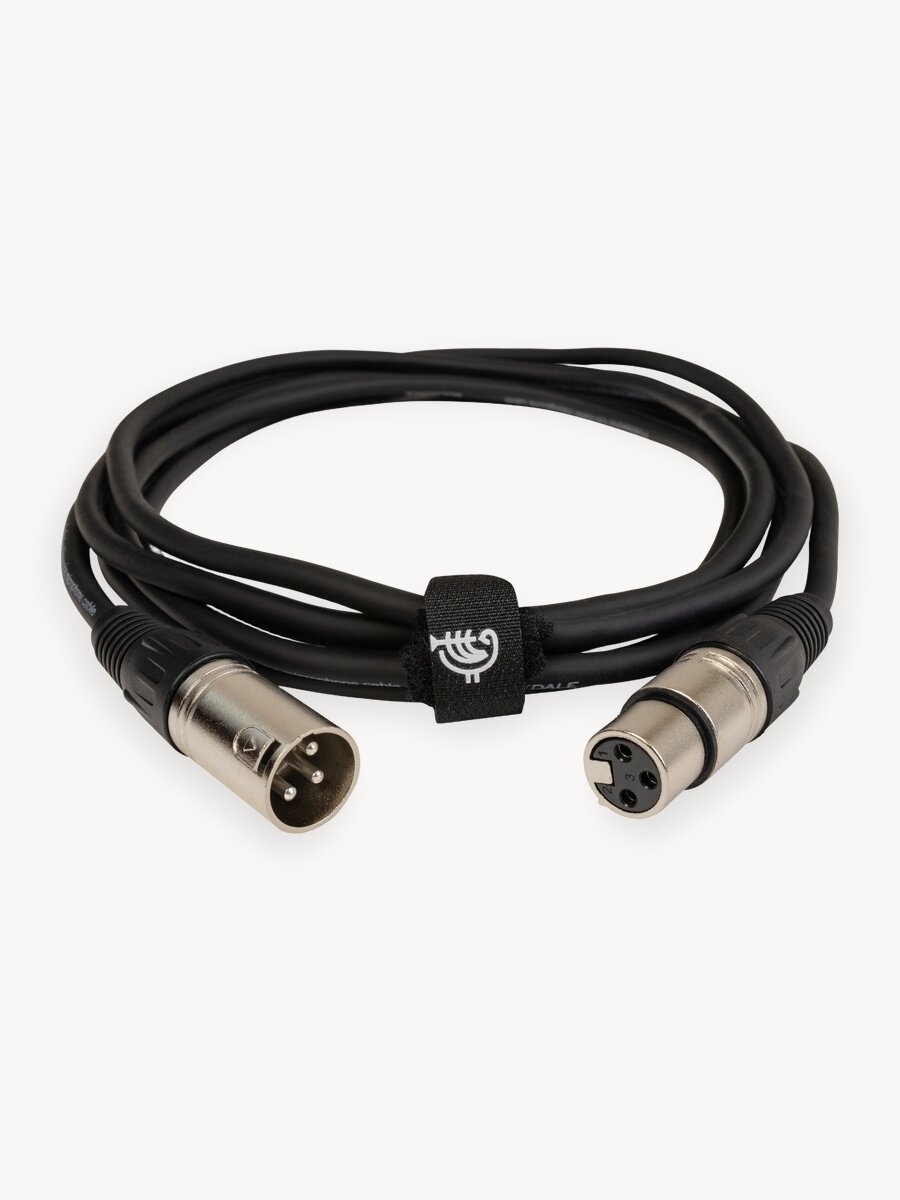 Микрофонный кабель ROCKDALE MC001.10, цвет черный, длина 3,3м