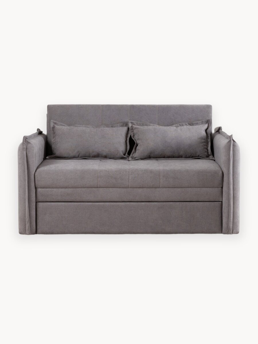 Диван раскладной Смайл (120) 01.10 Арт. ТД 494 Candy grey (серый)