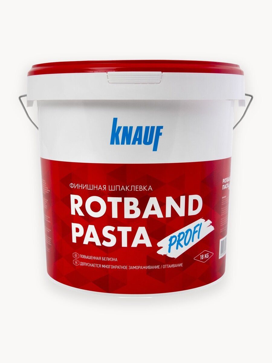 Шпаклевка финишная виниловая KNAUF Ротбанд паста Профи 18 кг